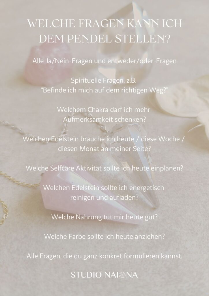 Pendeln: so geht's – Anleitung & kostenloses Pendel Chart